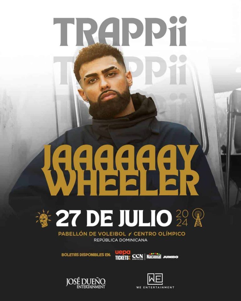 Jay Wheeler anuncia nueva fecha de su concierto ´´Trappi Tour´´ - RD Musica